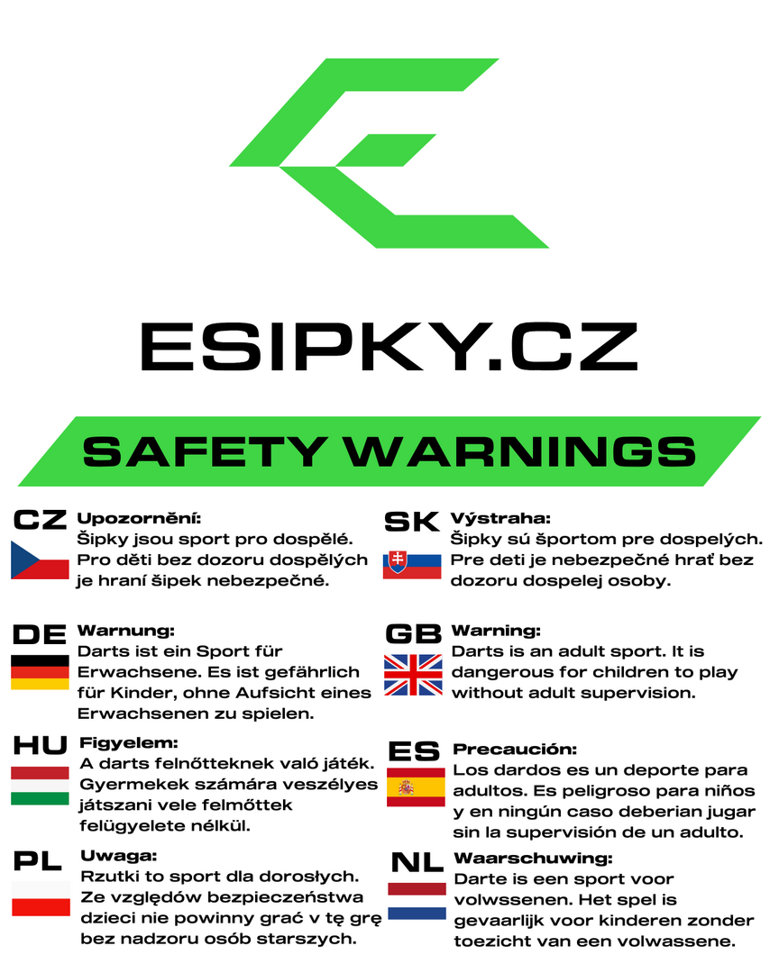 Designa Letky Motley Collection - Skulls F4370 | E-šipky